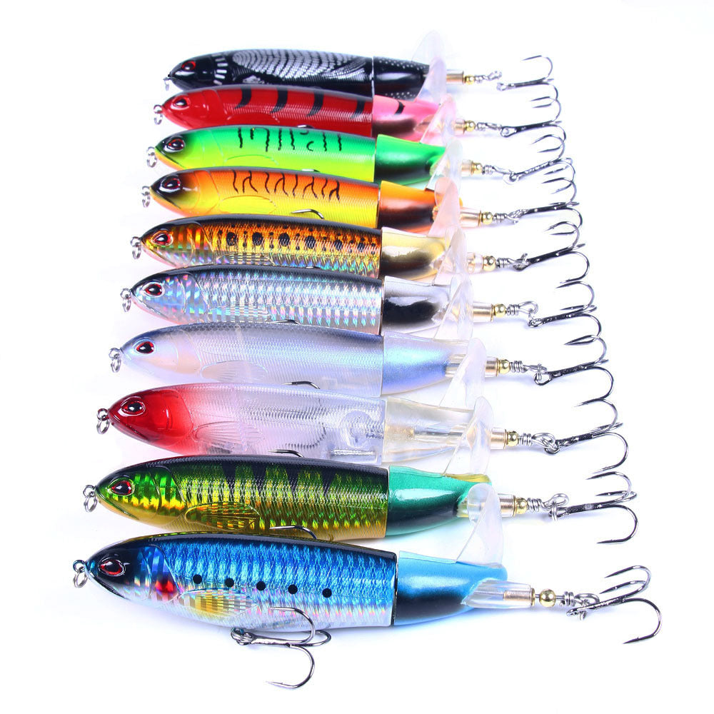 HERCULES Topwater Pencil Fishing Lure with Rotating Tail – Hercules ...